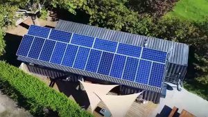 Amazing Solar Powered Shipping Container Home