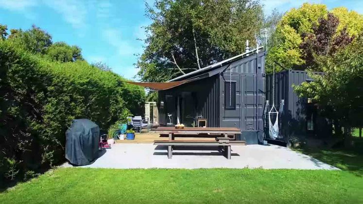 Amazing Solar Powered Shipping Container Home