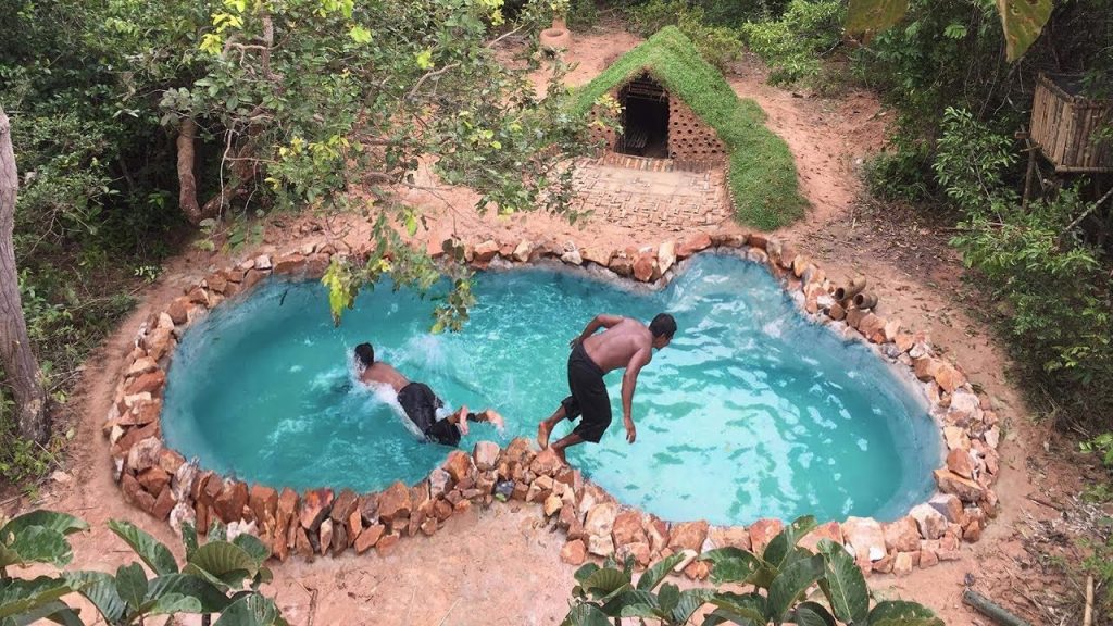 Check Out This Amazing Homemade Underground Swimming Pool!