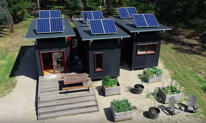 Awesome Solar Powered TRIPLE 20' Shipping Container Home is Timeless Design